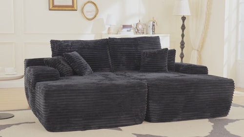 81" Boneless Sofa | Modular Sleeper Couch